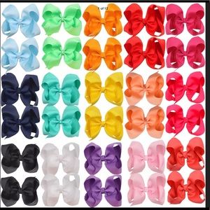 Pink Magnolia | Accessories | New Set Of Two 6 Inch Big Grosgrain ...